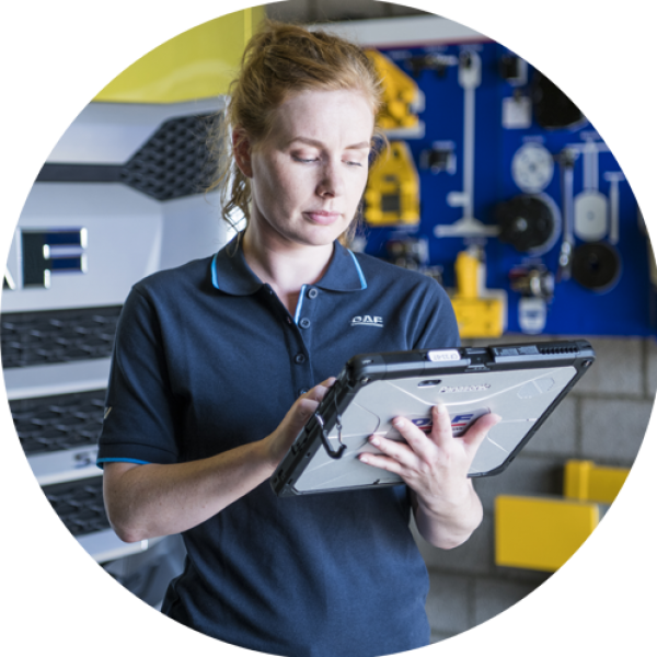 Working for a DAF dealer